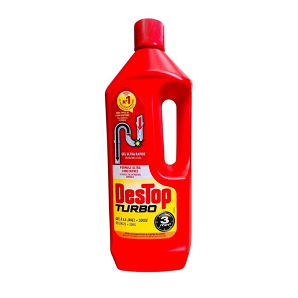 Destop - Ontstopper - Vloeibaar - Turbo - Bleekgel + Soda - 1L ...